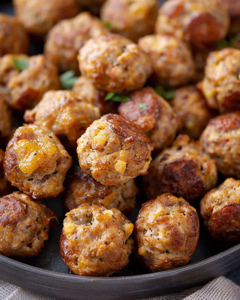 cream cheese sausage balls
