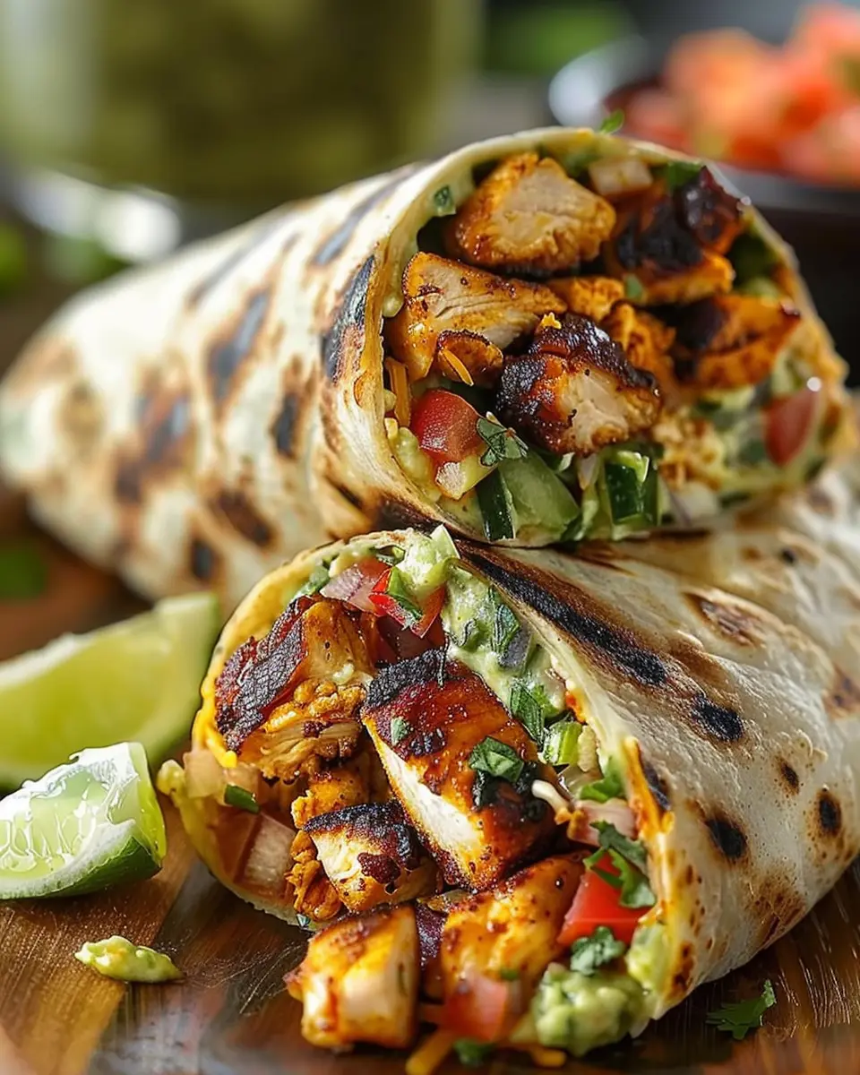 chipotle ranch grilled chicken burrito