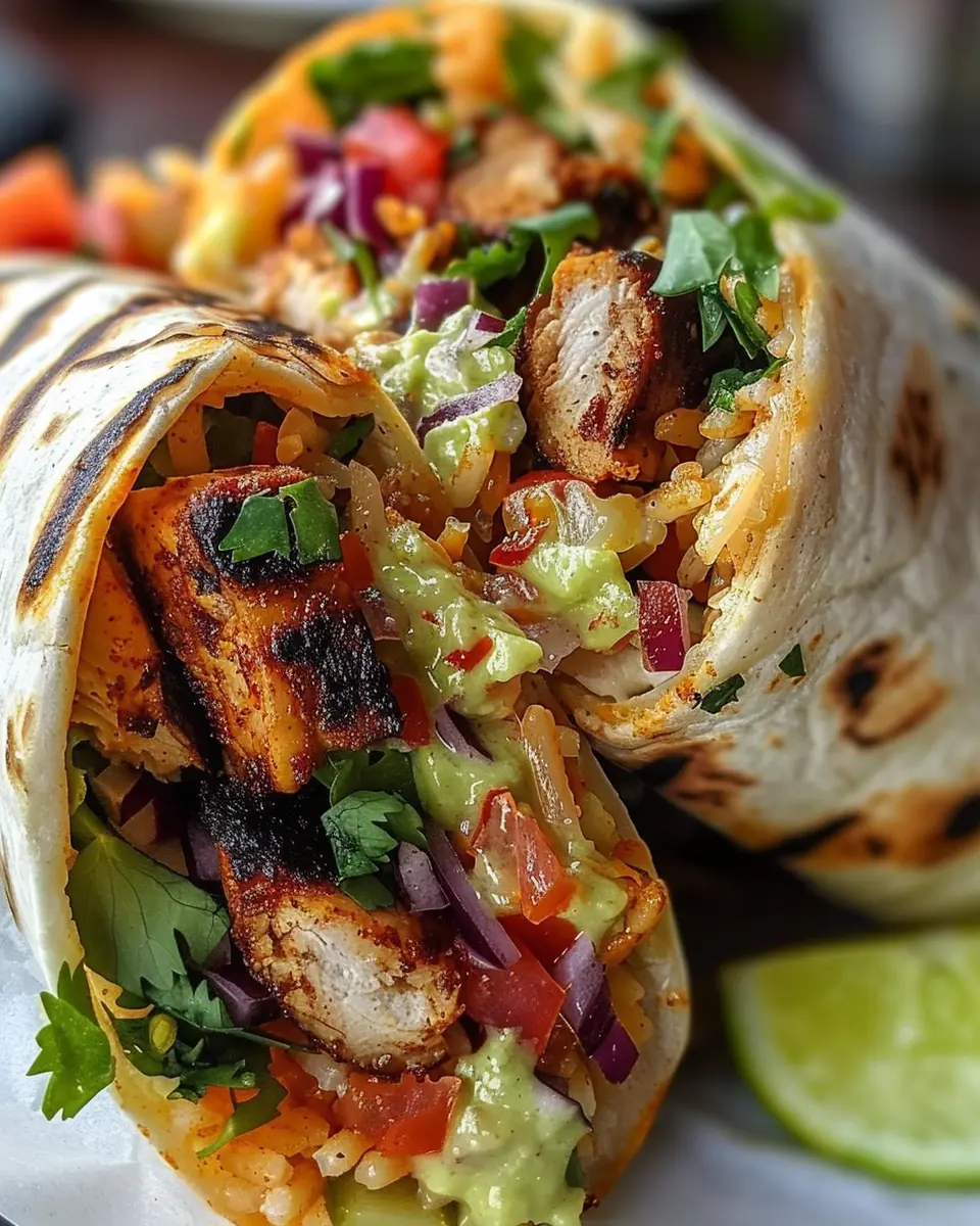 chipotle ranch grilled chicken burrito